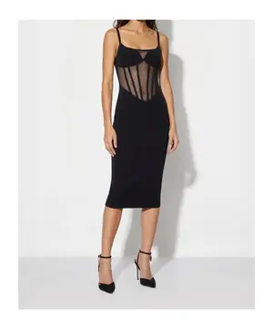 Elisabetta Franchi Knit Corset Dress