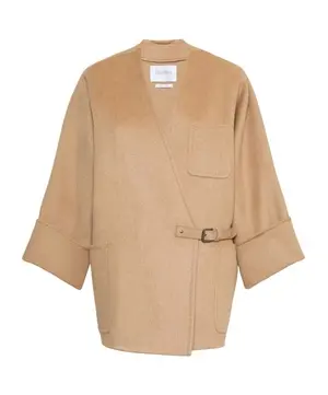 Max Mara And Mohair Cardigan Coat - Camel