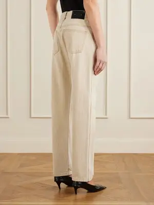 Khaite Mid-rise Straight-leg Jeans