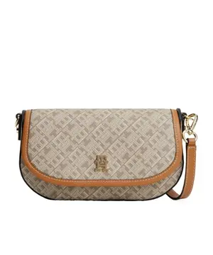 Tommy Hilfiger Monogram Saddle Bag - No