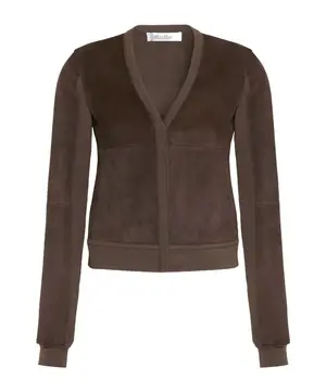 Max Mara Ozioso Panelled Cardigan - Mud