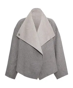 THE FRANKIE SHOP Onelle Reversible Belted Coat - Brown