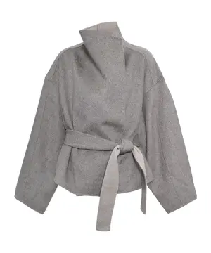 THE FRANKIE SHOP Onelle Reversible Belted Coat
