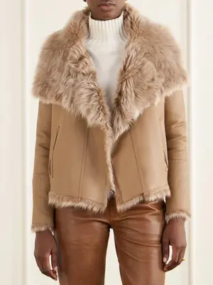 YVES SALOMON Reversible Shearling And Leather Jacket