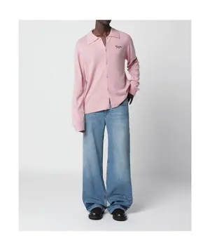 Séfr Shirt-collar Knit Top