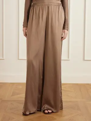 RUOHAN Smooth Wide-leg Pants
