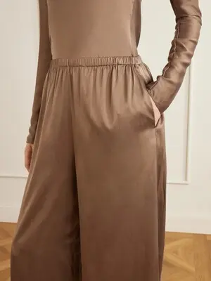 RUOHAN Smooth Wide-leg Pants