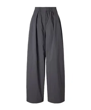 ST. AGNI Light Cotton Pants - Black