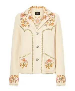 Ralph Lauren Bella Crochet-trimmed Cotton And Cashmere-blend Cardigan - No