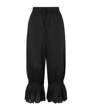Staud Light Cotton Cropped Pants - No