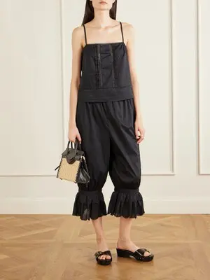Staud Light Cotton Cropped Pants