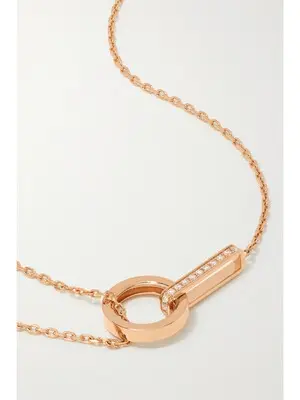 REPOSSI Berbère 18-karat Rose Gold Diamond Necklace
