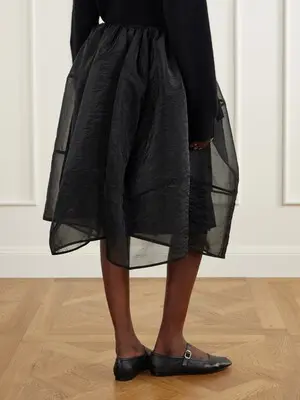 Cecilie Bahnsen Layered Design Midi Skirt