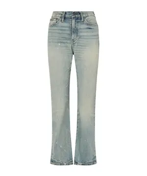 Ralph Lauren Mid-rise Straight-leg Jeans - Gray
