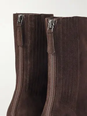 AQUAZZURA Saint Honoré 50 Suede Ankle Boots