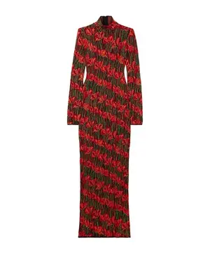 Emilio Pucci Stunning Floral Dress - Red
