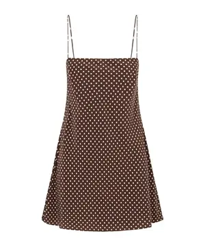 Matteau Silk Polka Dot Dress - No