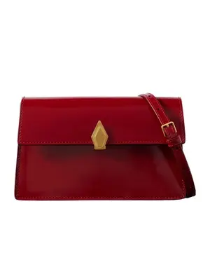 METIER Parallel 22 Leather Shoulder Bag - Red