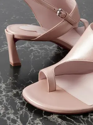 CHRISTIAN LOUBOUTIN Leather Slingback Sandals