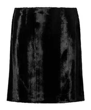 BLAZÉ MILANO Coci Plush Mini Skirt - No