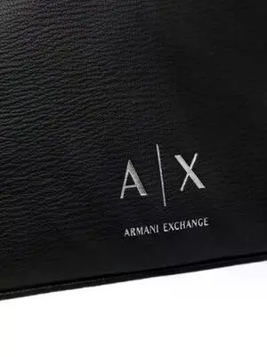 Armani Exchange Pebbled-effect Shoulder Bag