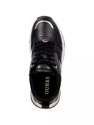 Guess Helada Logo-plaque Panelled Sneakers