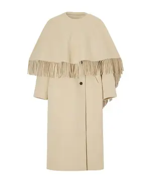 RÓHE Fringed Wool Coat - No