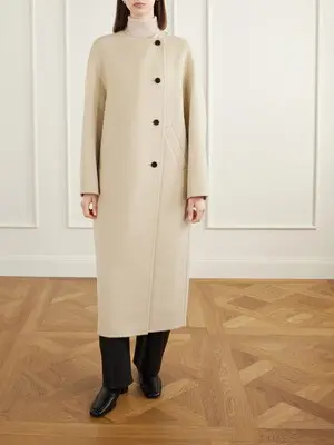 RÓHE Fringed Wool Coat