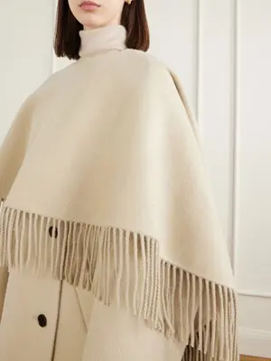 RÓHE Fringed Wool Coat