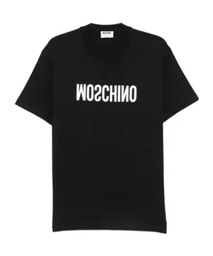 Moschino Logo-print T-shirt - Black