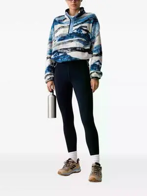 Columbia Mountain-print Fleece Sweatshirt
