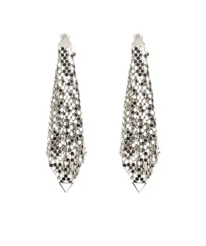 Rabanne Pixel Earrings - Silver