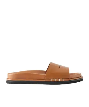 J.W.ANDERSON Fussbett Leather Slides - No
