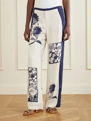 SIR. Phillipa Georgette Straight-leg Pants