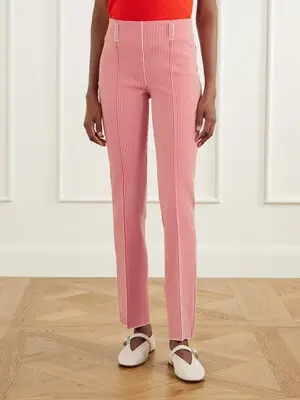 HIGH SPORT Striped Straight-leg Pants