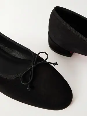CHRISTIAN LOUBOUTIN Suede Ballet Flats
