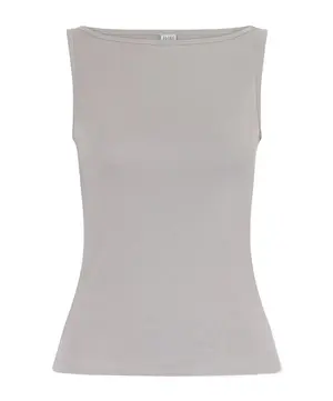 FLORE FLORE Organic Cotton Tank Top - Gray