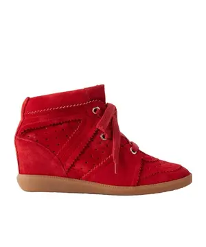 Isabel Marant Étoile Suede Wedge Sneakers - No