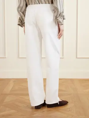 Still Here Sport Low-rise Wide-leg Jeans