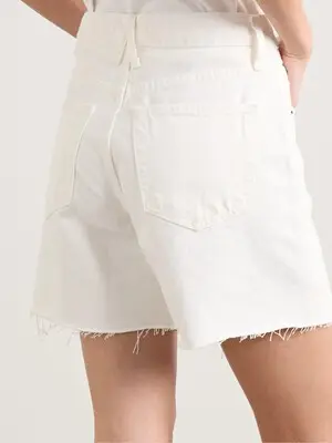 SLVRLAKE Sienna Frayed Denim Shorts