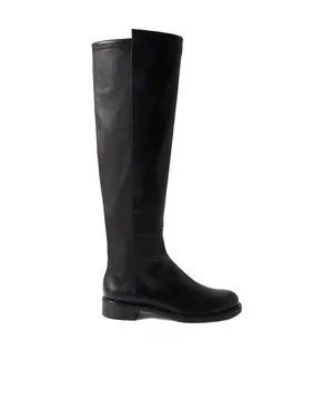 STUART WEITZMAN Gisele 5050 Leather And Stretch Knee Boots - No