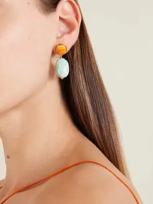 LIZZIE FORTUNATO Citrus Splash Drop Earrings