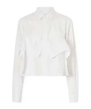 Sacai Ruffled Cropped Shirt - No