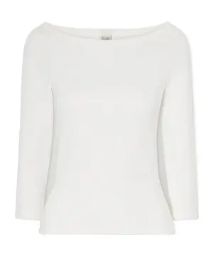 FLORE FLORE Steffi Ribbed Organic Cotton-jersey T-shirt - No
