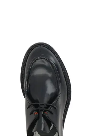 Santoni X 10 Corso Como Leather Derby Shoes