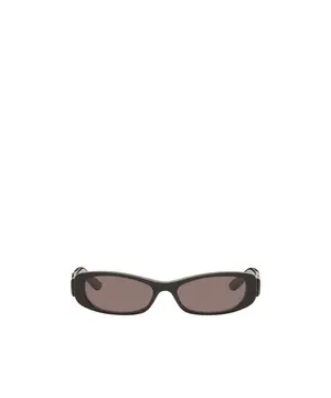 Balenciaga Rectangular Frame Sunglasses - Black