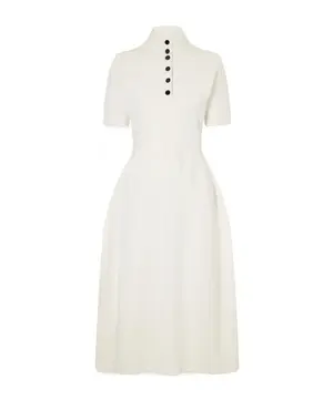 Proenza Schouler Mathilde Ribbed Stretch-jersey Midi Dress - No