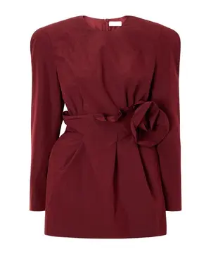 Magda Butrym Floral-appliquéd Mini Dress - No