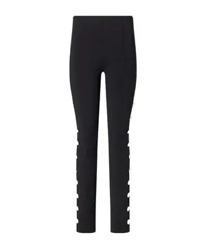 Proenza Schouler Martina Button-embellished Stretch-jersey Skinny Pants - No
