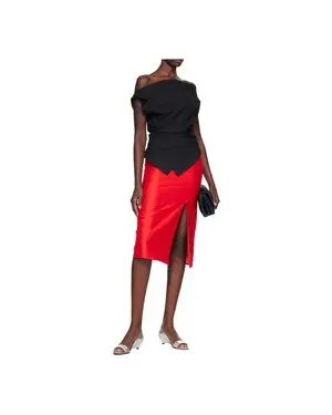 RÓHE Off-the-shoulder Draped Jersey Blouse